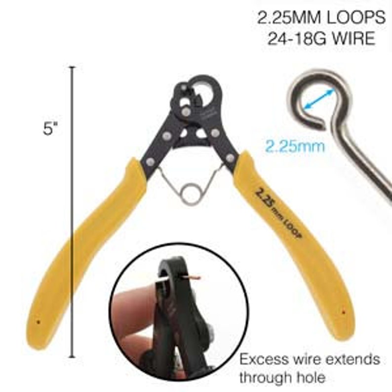1 Step Eye Pin Looper 2.25mm Beadsmith Rosary Making Tool, Pliers ...