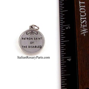 Saint Giles With Deer Religious Medal Patron Saint of Disabled, Holy ...