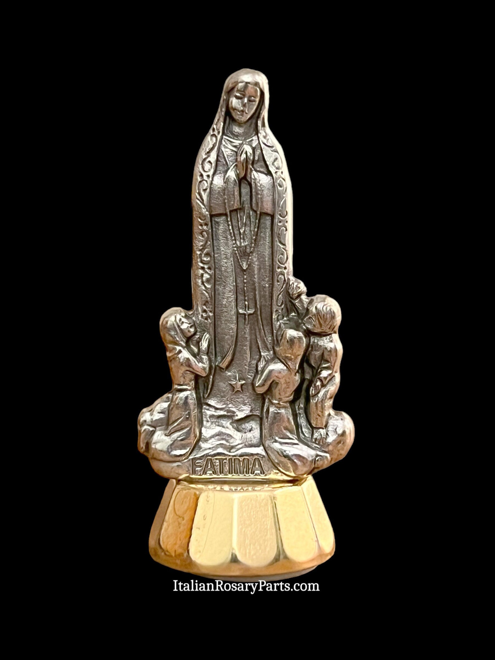 Virgin Mary of Fatima Miniature Statue, Adhesive Car Dashboard Statue ...