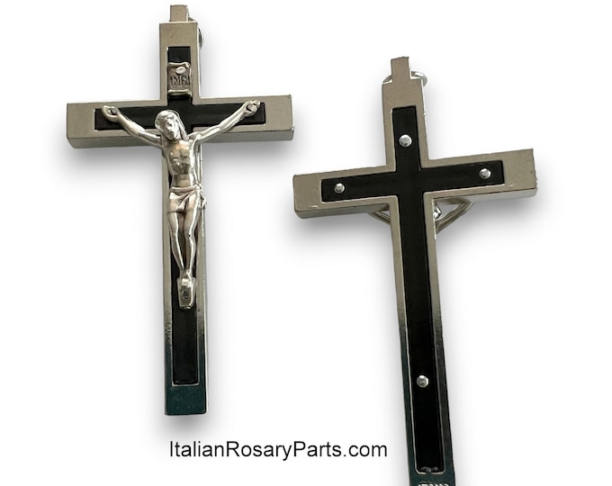 SALE 10 Rosary Crucifix & 10 Rosary Centerpiece / 20 Piece Silver ...