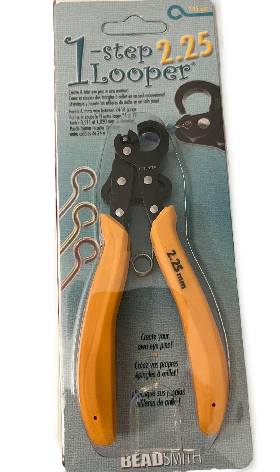 1 Step Eye Pin Looper 2.25mm Beadsmith Rosary Making Tool, Pliers ...