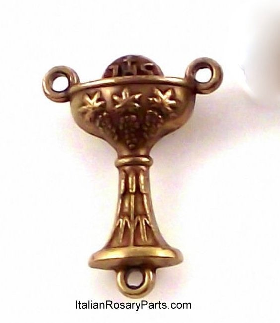 Bronze Holy Communion Chalice Eucharist Rosary Center | Italian Rosary ...