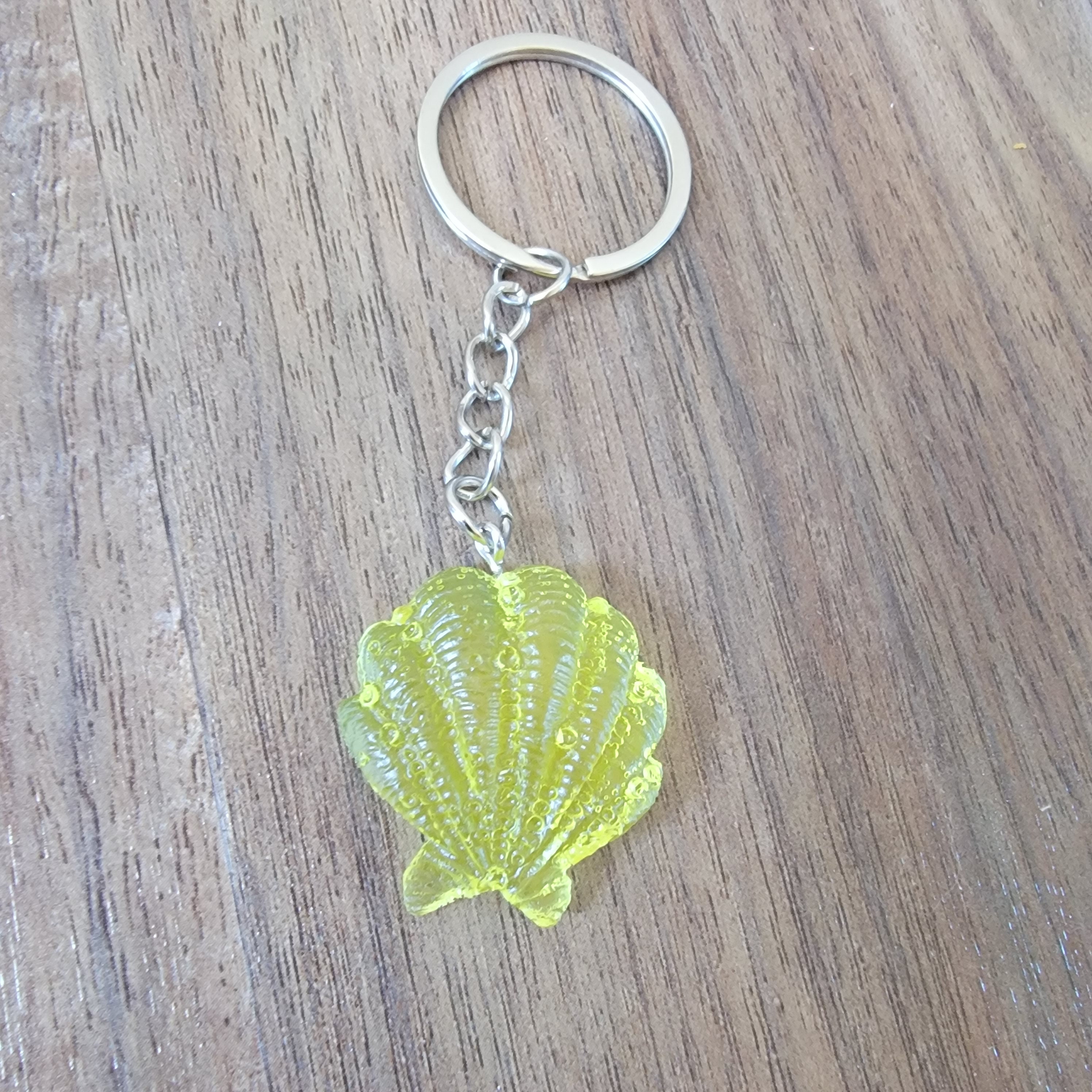 Sea Shell Keychain - Etsy