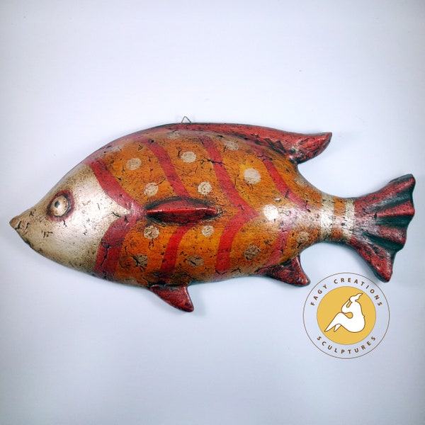 Paper Mache Fish - Etsy
