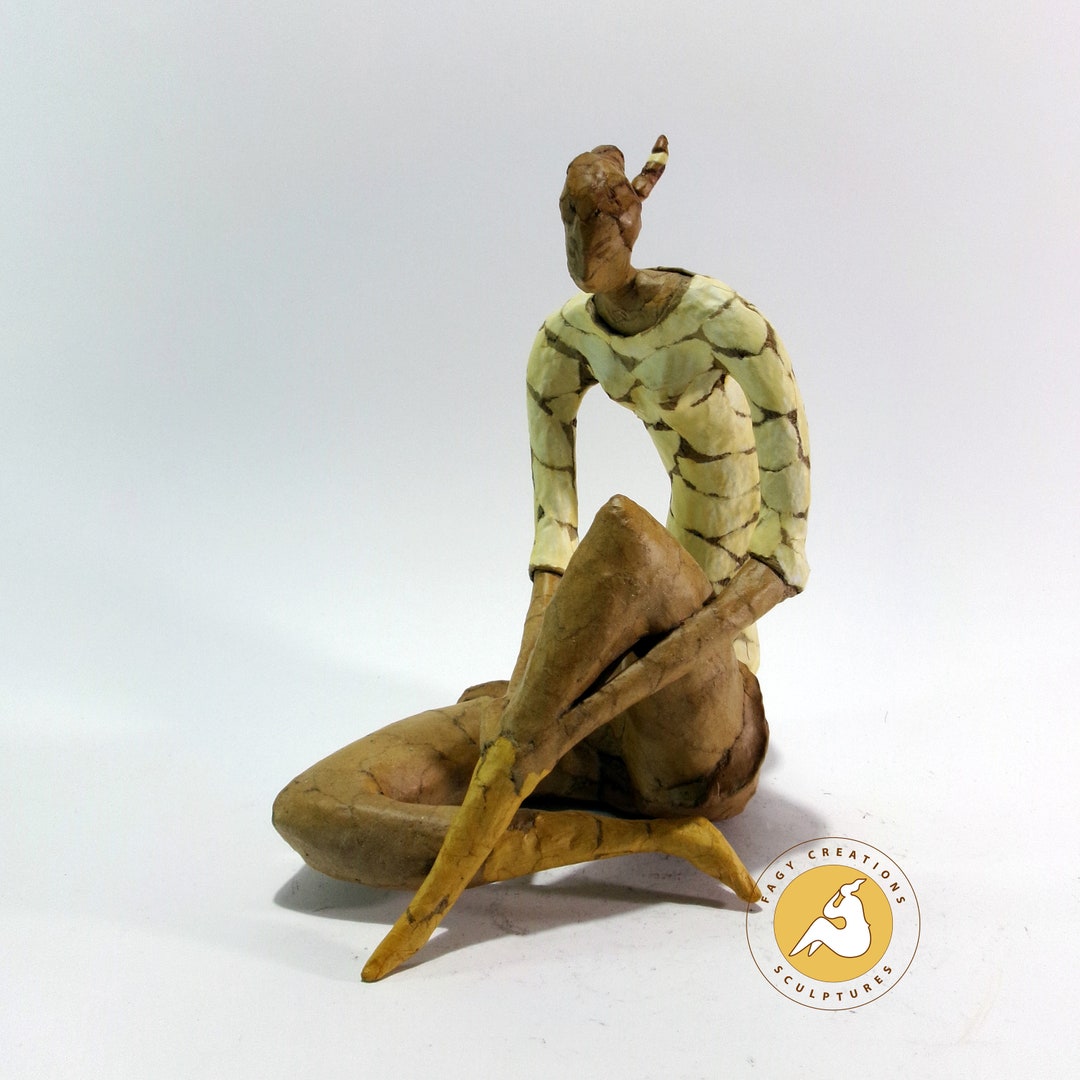 Woman Sculpture, Woman Statue, Paper Sculpture, Statue Decoration - Etsy