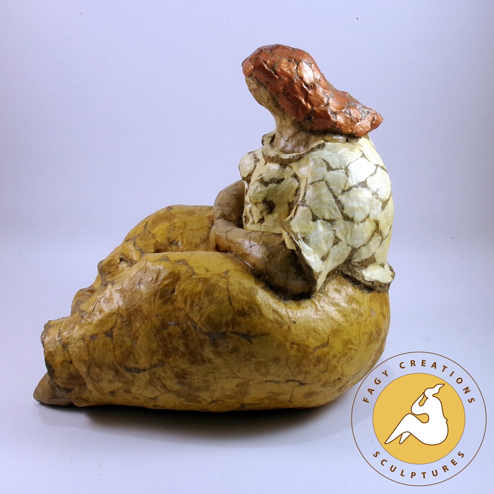 Fat Woman Sculpture, Fat Woman Art, Curvy Woman Statue, Paper ...