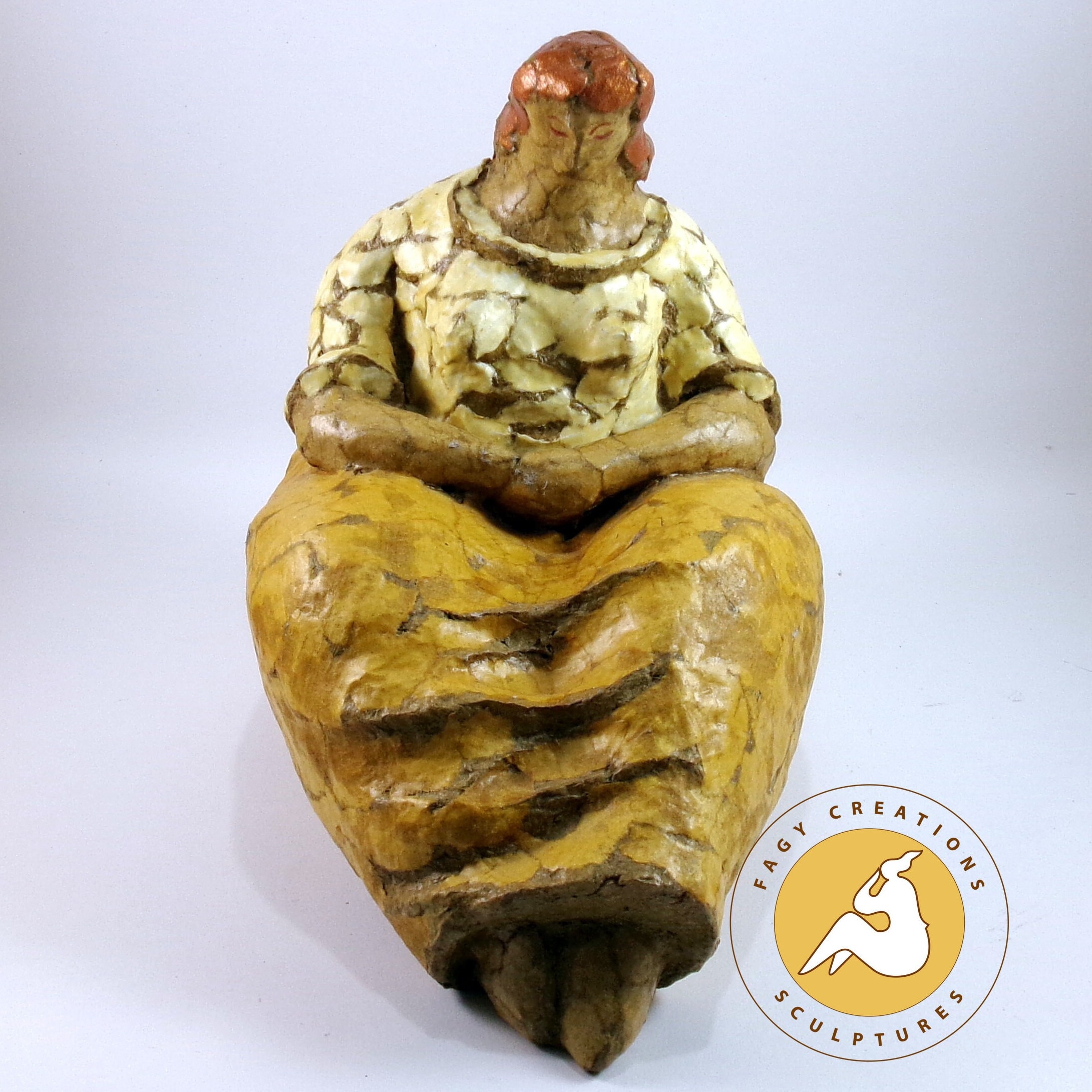 Fat Woman Sculpture, Fat Woman Art, Curvy Woman Statue, Paper ...