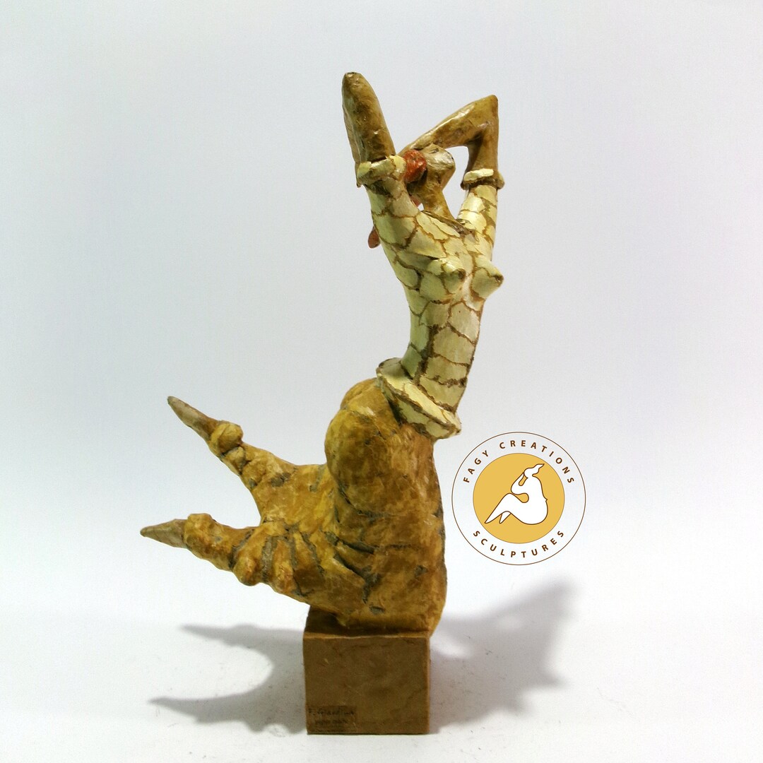 Dancer Statue, Woman Sculpture, Female Bust, Paper Mache Sculpture - Etsy