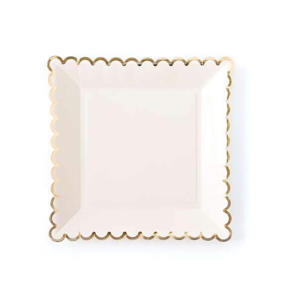 Square Paper Plates - Etsy