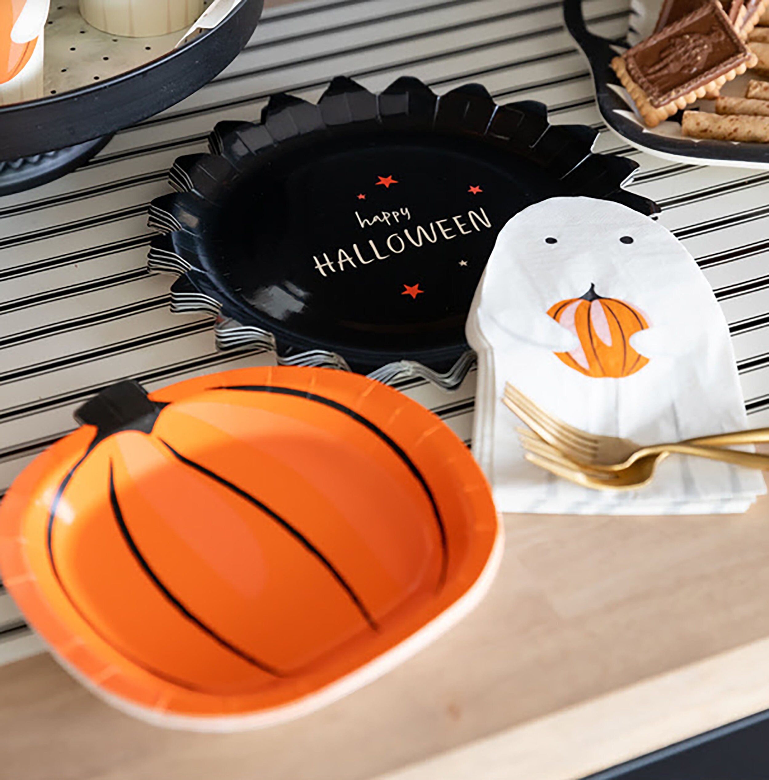 Ghost Napkins Halloween Napkin Fall Paper Napkin Ghost - Etsy