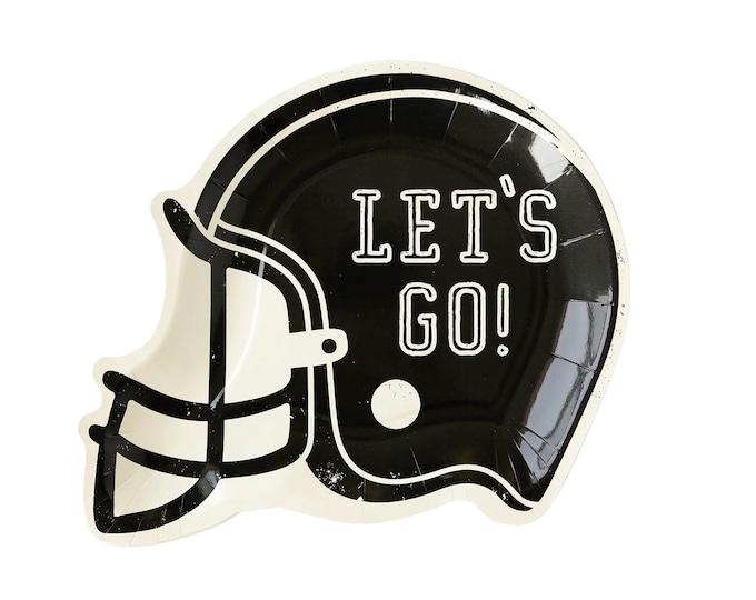 Football Paper Plates Football Party Football Birthday Party Tailgate ...