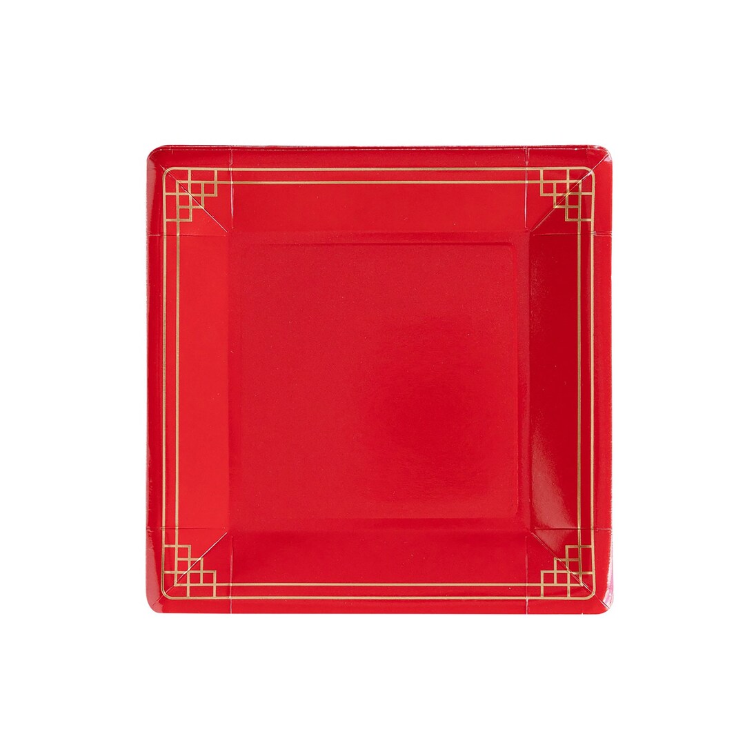 Lunar New Year Party Party Plates Chinese New Year Party Supplies ...