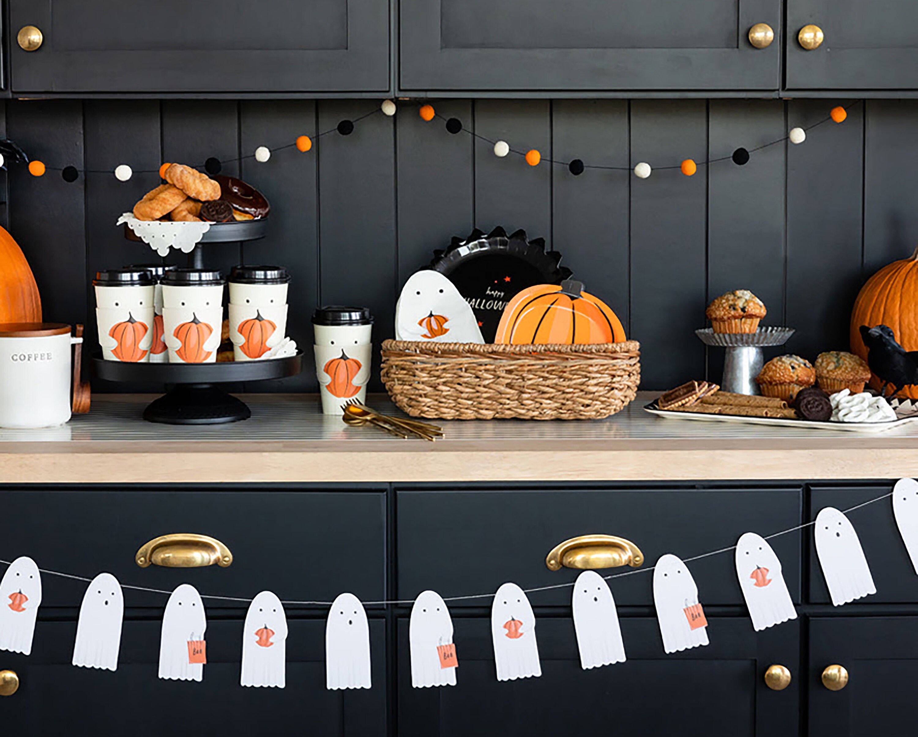 Ghost Napkins Halloween Napkin Fall Paper Napkin Ghost - Etsy