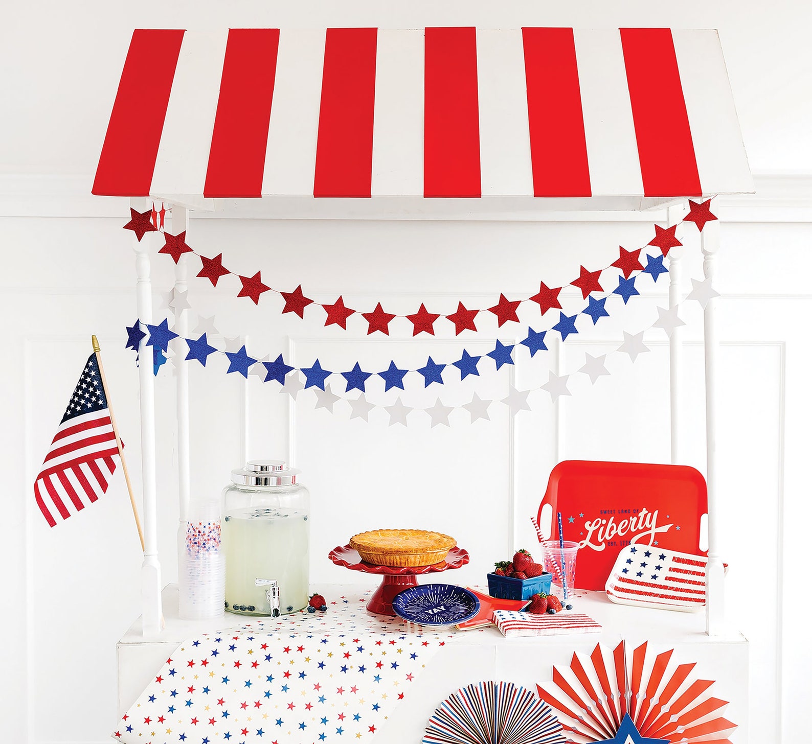 Patriotic Fans 4th of July Party Decorations Patriotic - Etsy