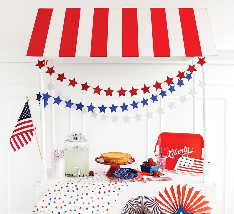 Patriotic Fans 4th of July Party Decorations Patriotic - Etsy