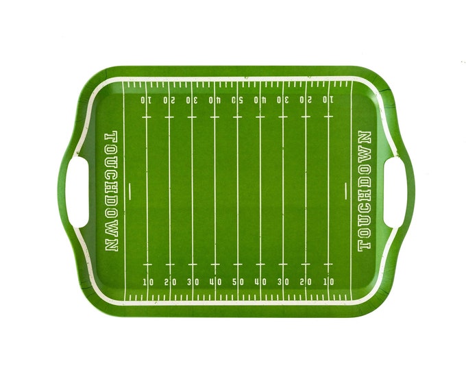Football Party Tray | Football Birthday Party - Football Serving Tray ...
