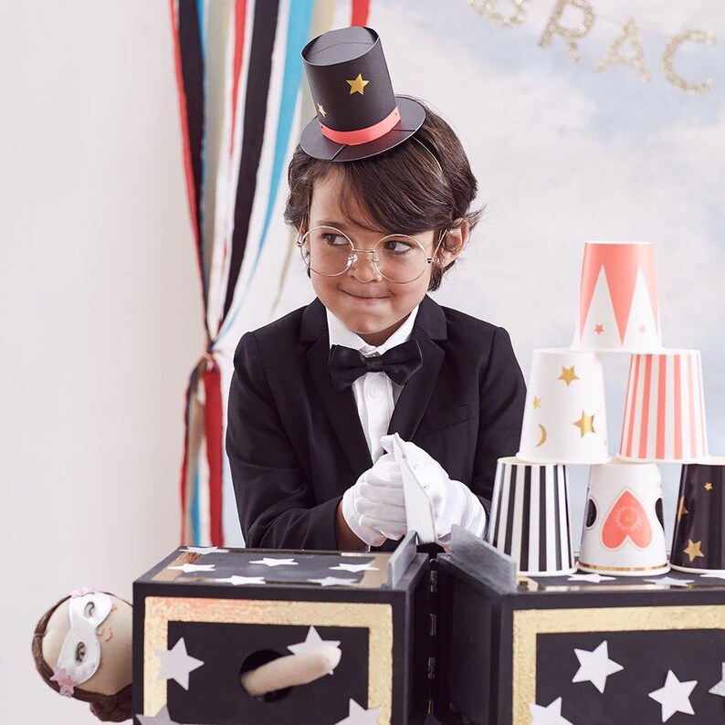 Rabbit in the Hat Magic Plates Magic Birthday Party | Etsy