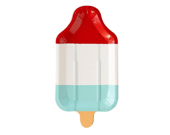 Rocket Popsicle Plates | Patriotic Plates - 4th of July Party Supplies ...