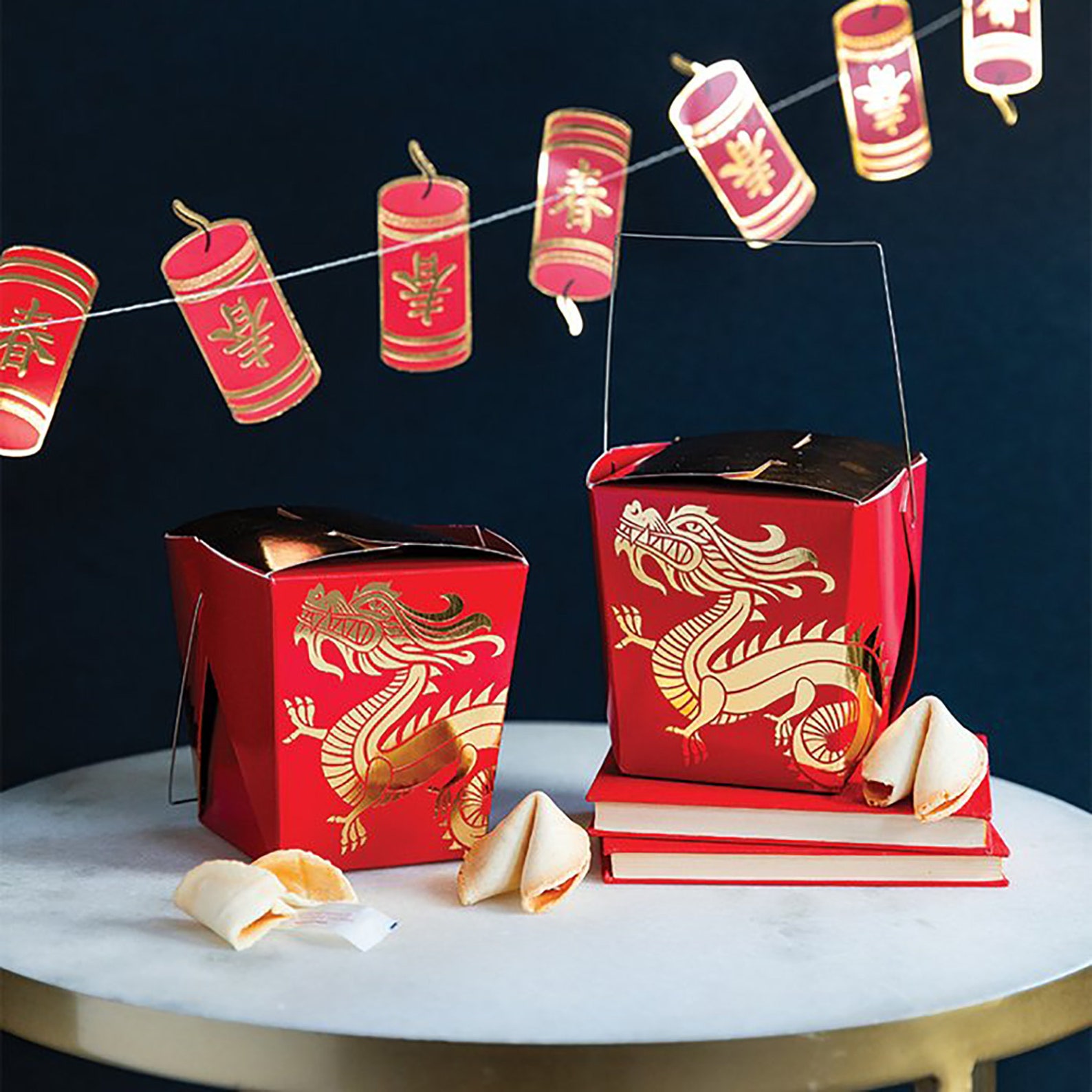Chinese Take Out Boxes Chinese New Year Party Favors Lunar | Etsy