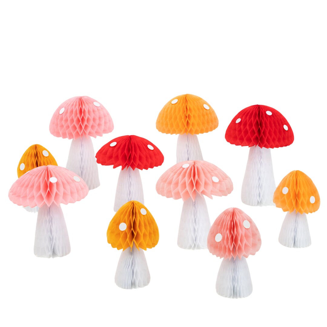 Mushroom Party Decorations | Fairy Birthday Party - Enchanted Forest ...