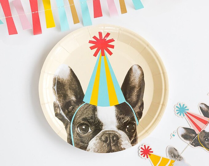 Dog Plates | Dog Party Supplies - Dog Paper Plates - Dog Birthday Party ...