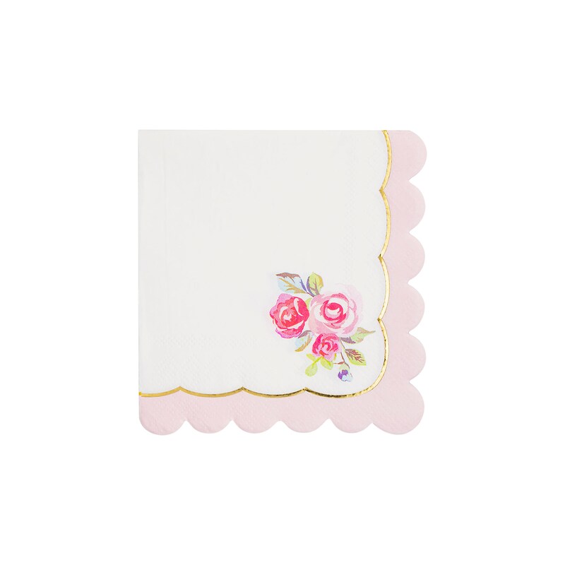 Floral Paper Napkins - Etsy