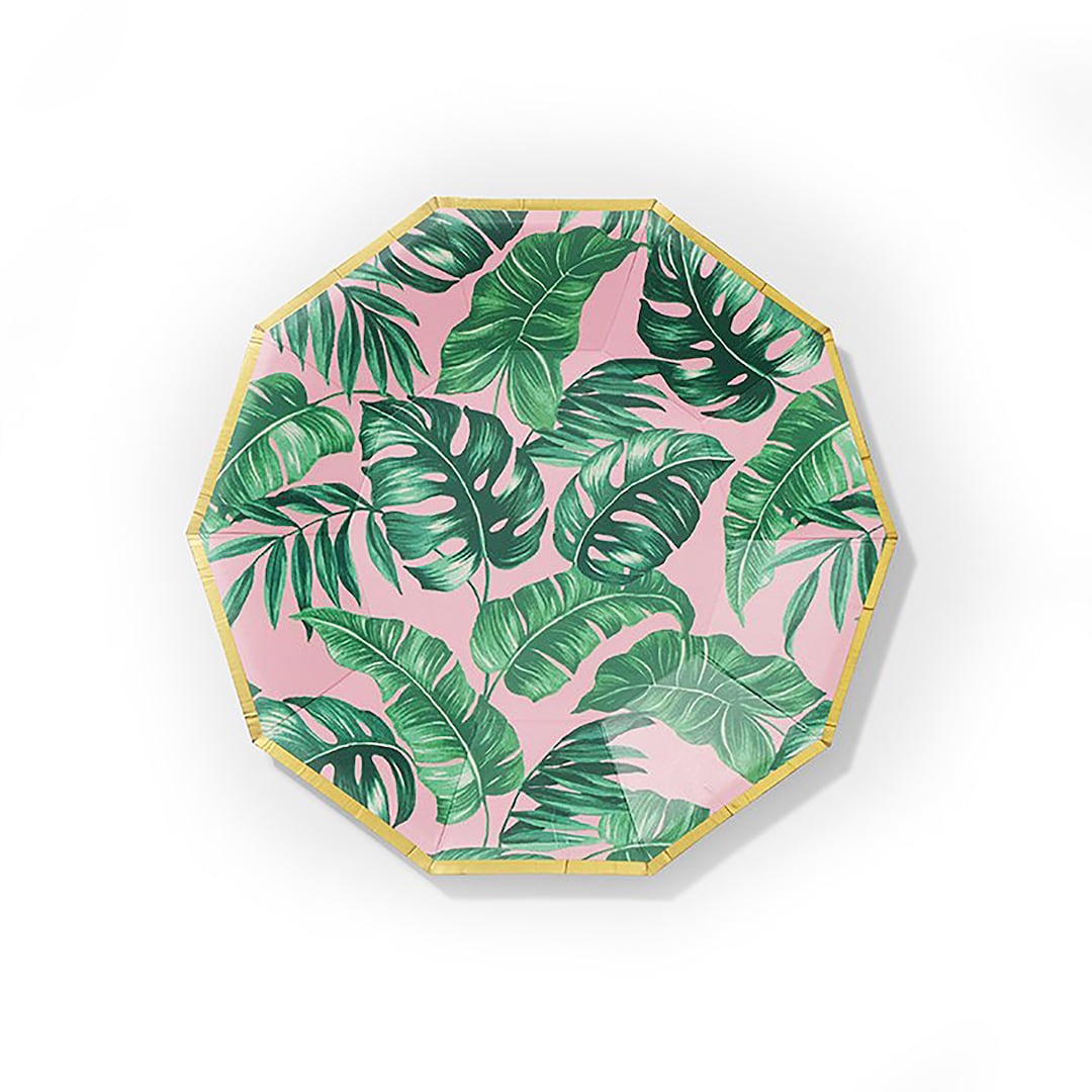 Luau Party Plates | Tropical Theme Party | Luau Party Supplies ...