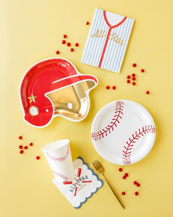 Baseball paper plates store