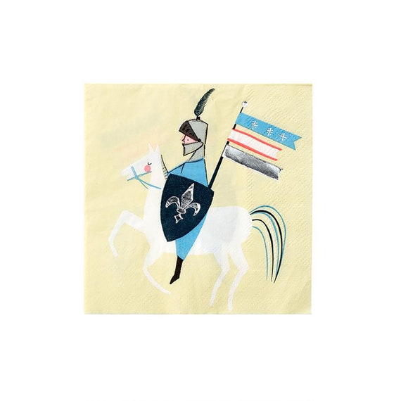 Knight Party Paper Napkins by The Parties That Pop | Catch My Party