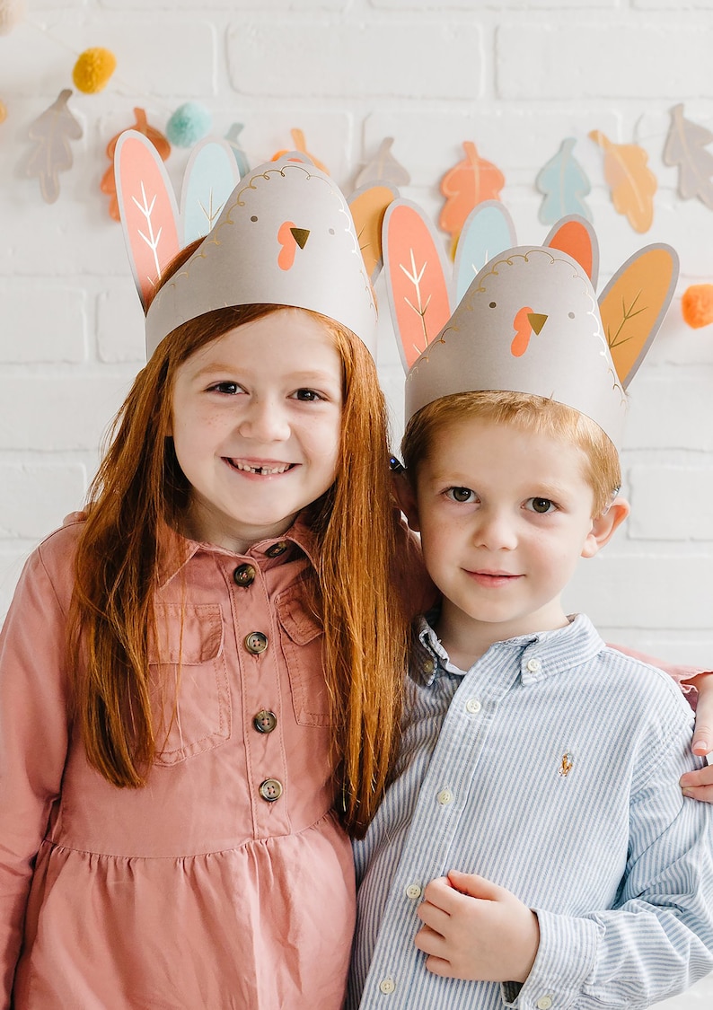 Turkey Hats Thanksgiving Hats Thanksgiving Hats for Kids - Etsy