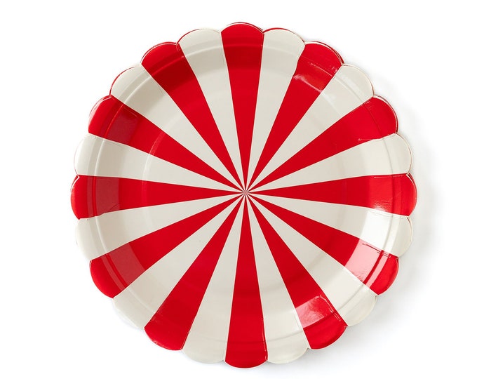 Circus Plates | Circus Baby Shower - Circus Birthday Party - Carnival ...