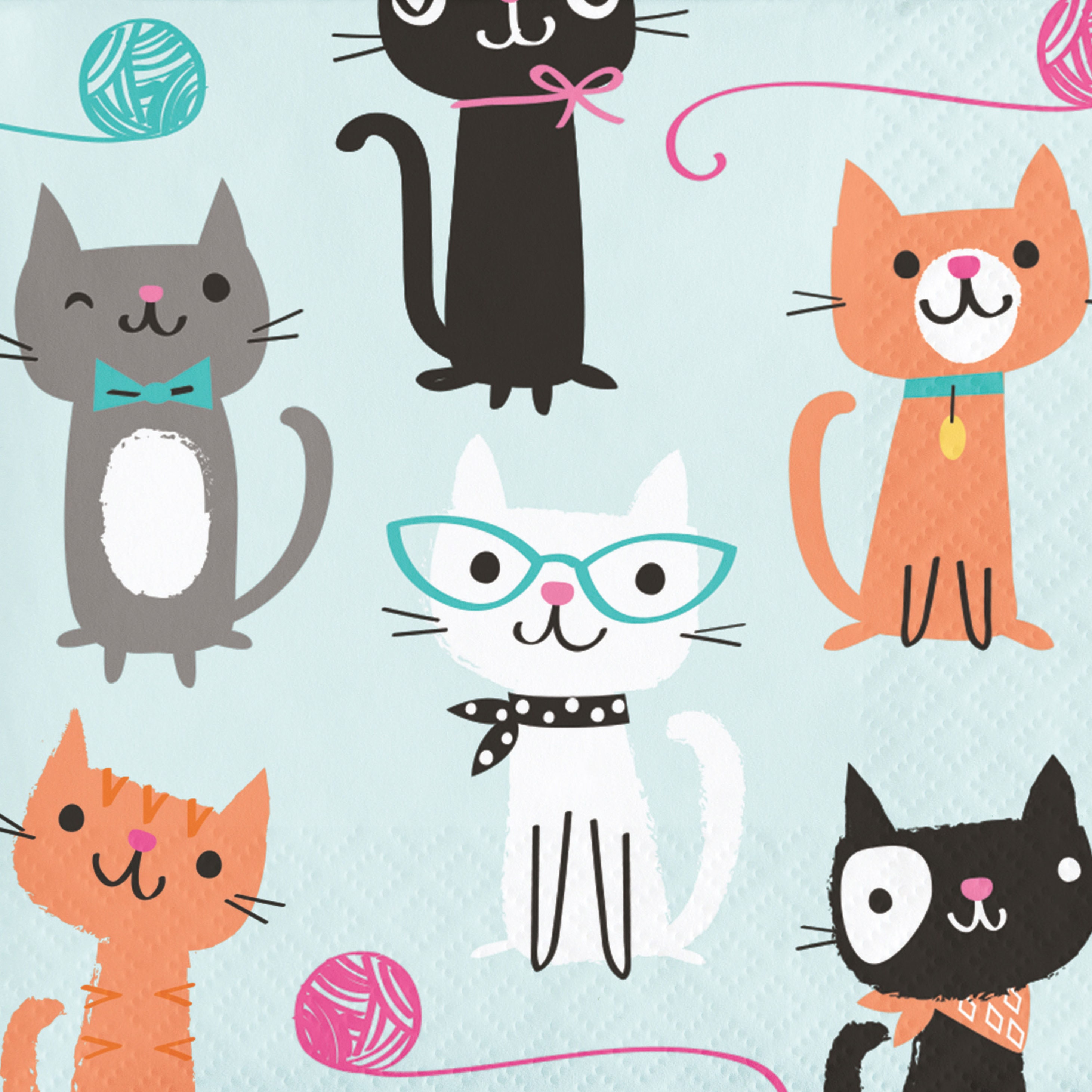 Cat Plates Cat Napkins Cat Party Supplies Cat Paper | Etsy