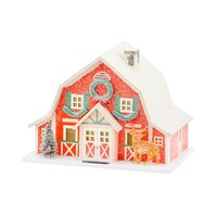 Red Barn Fall Scene - Etsy
