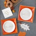 Thankful & Grateful Plate Set Thanksgiving Paper Plates Thanksgiving ...