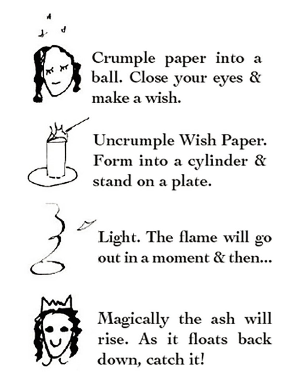 Wish Paper Flying Wish Paper Flash Paper Make a Wish | Etsy