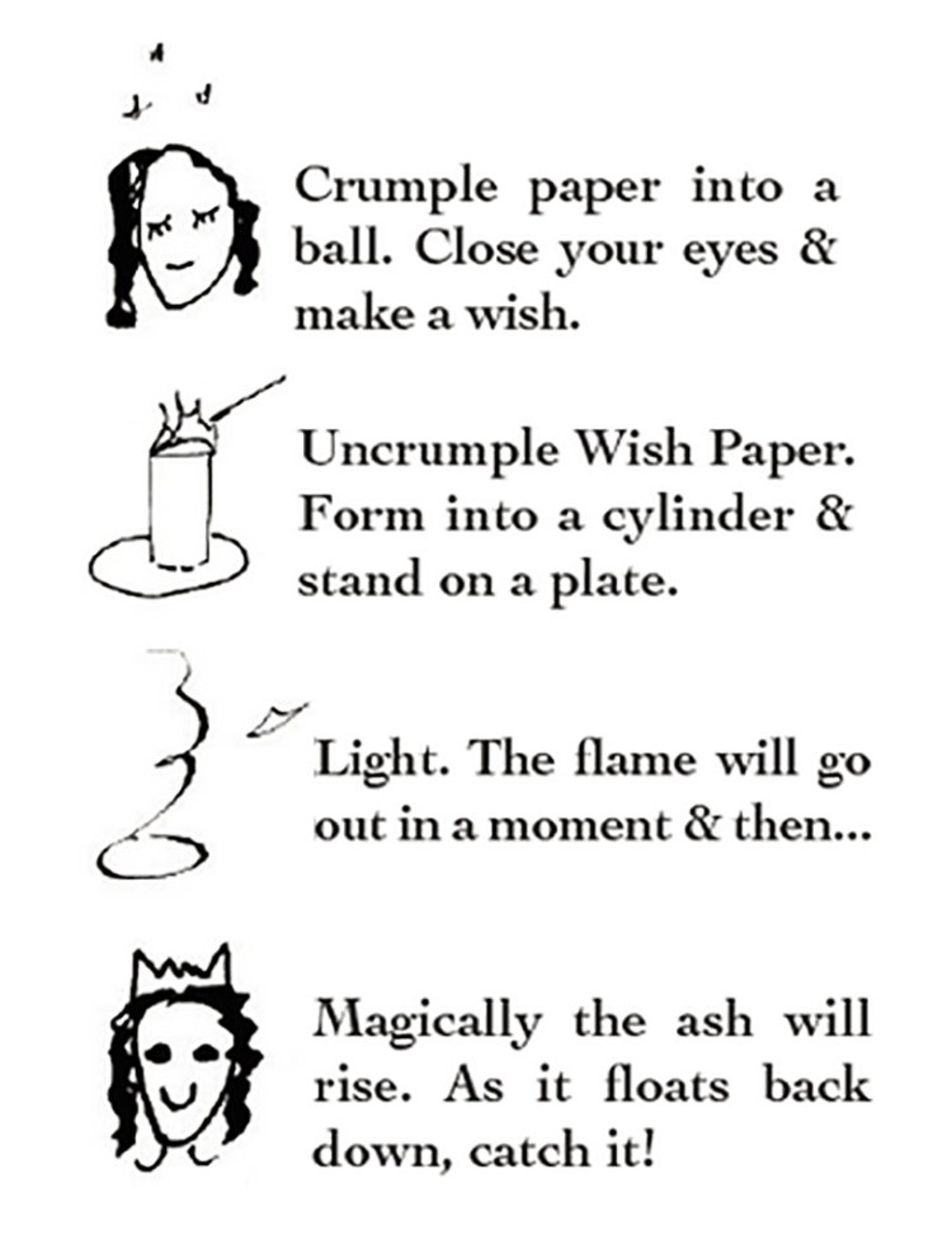 Wish Paper Flying Wish Paper Flash Paper Make a Wish | Etsy