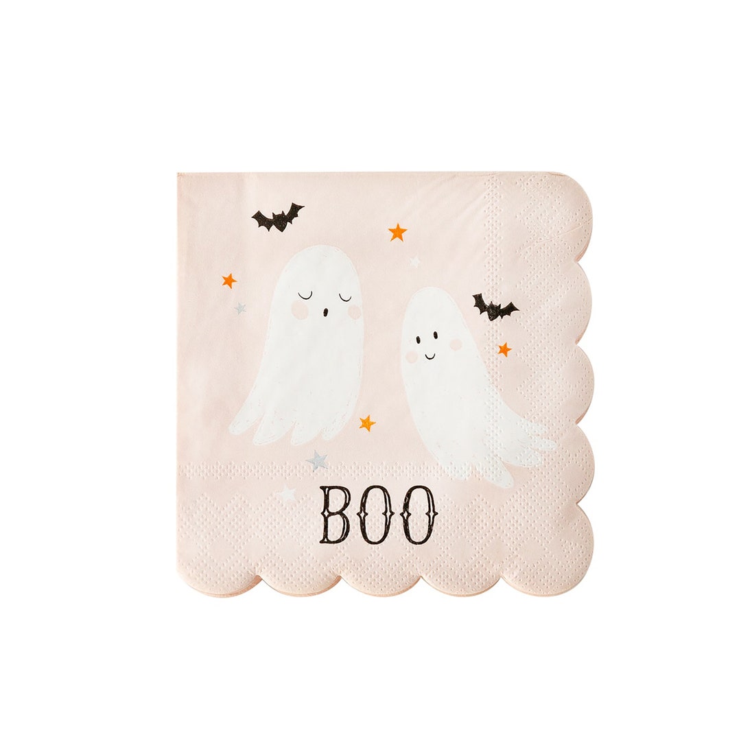 Ghost Napkins Ghost Party Halloween Paper Napkin - Etsy