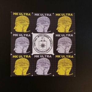Rare MK Ultra Retro Art Style 2013 Blotter Art Print - Etsy