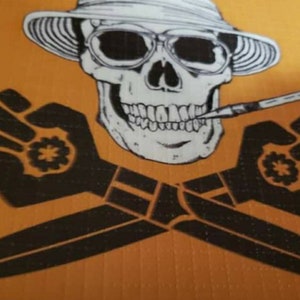 2015 Gonzo Skull and Peyote Fist Hunter S. Thompson Blotter Art Print ...
