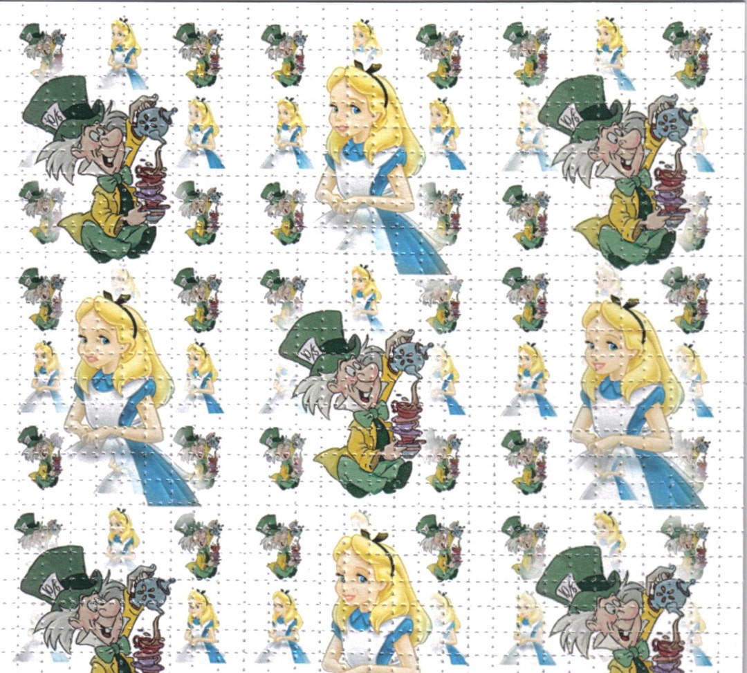 Alice & the Mad Hatter Blotter Art Print - Etsy
