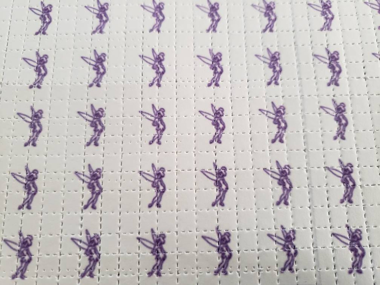 Original Rare Tinkerbell Purple Vintage Blotter Art Print. - Etsy
