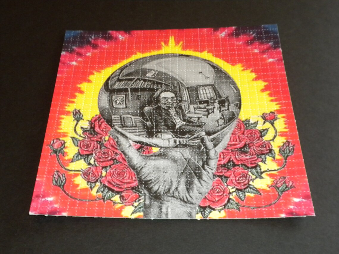 Garcia Illusion Grateful Dead Blotter Art Print - Etsy
