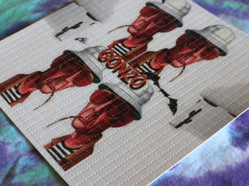 Original 2015 Hunter S. Thompson Gonzo Blotter Art Print - Etsy