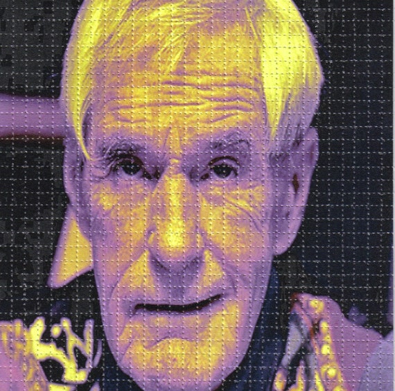 Rare Original Live Profile Tim Leary Blotter Art Print | Etsy