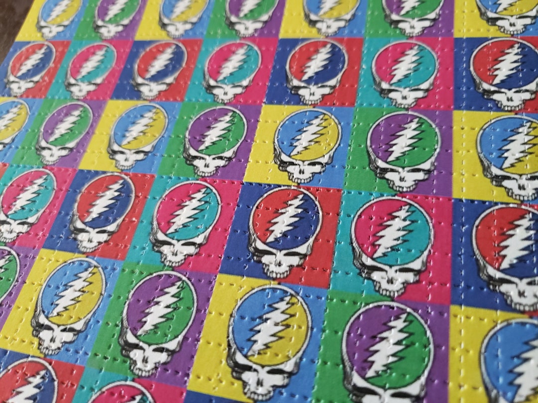 Dead Head Skulls & Tabs Blotter Art Print - Etsy