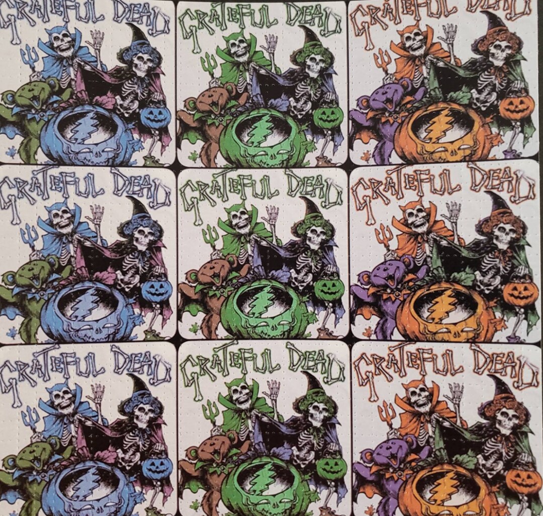 2020 Halloween Dead Heads Blotter Art Print - Etsy