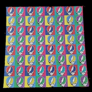 Dead Head Skulls & Tabs Blotter Art Print - Etsy