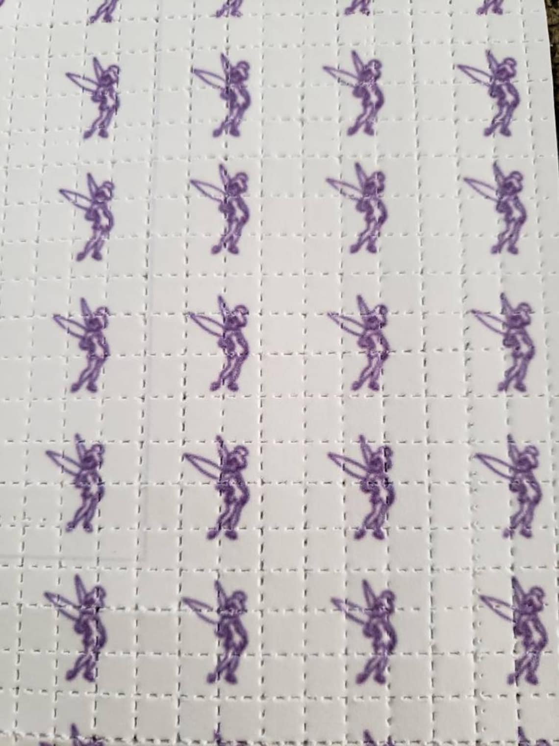 Original Rare Tinkerbell Purple Vintage Blotter Art Print. | Etsy