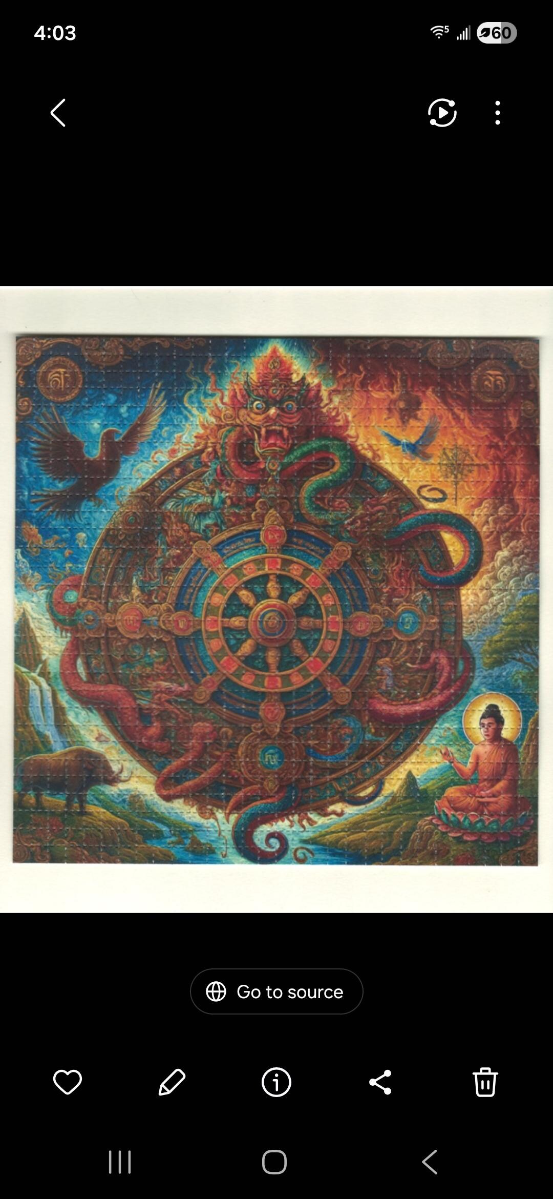 The Wheel of Dharma Full Size 900 Tab Blotter Art Print - Etsy
