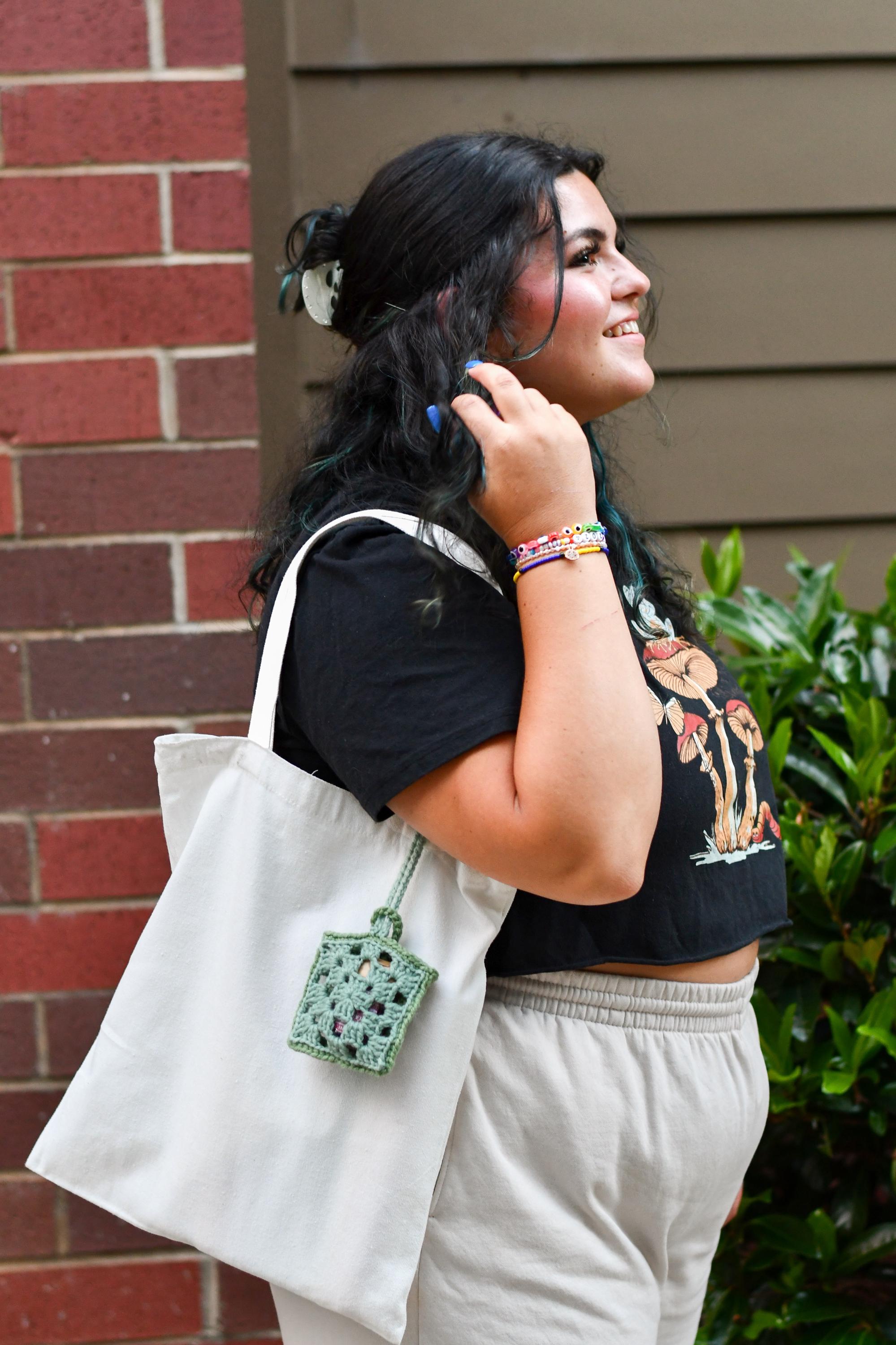 Mini Hanging Pouch, Hanging Pouch, Mini Purse, Crochet Bag, Crochet ...